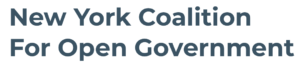 Homepage of the New York Coalition for Open Government